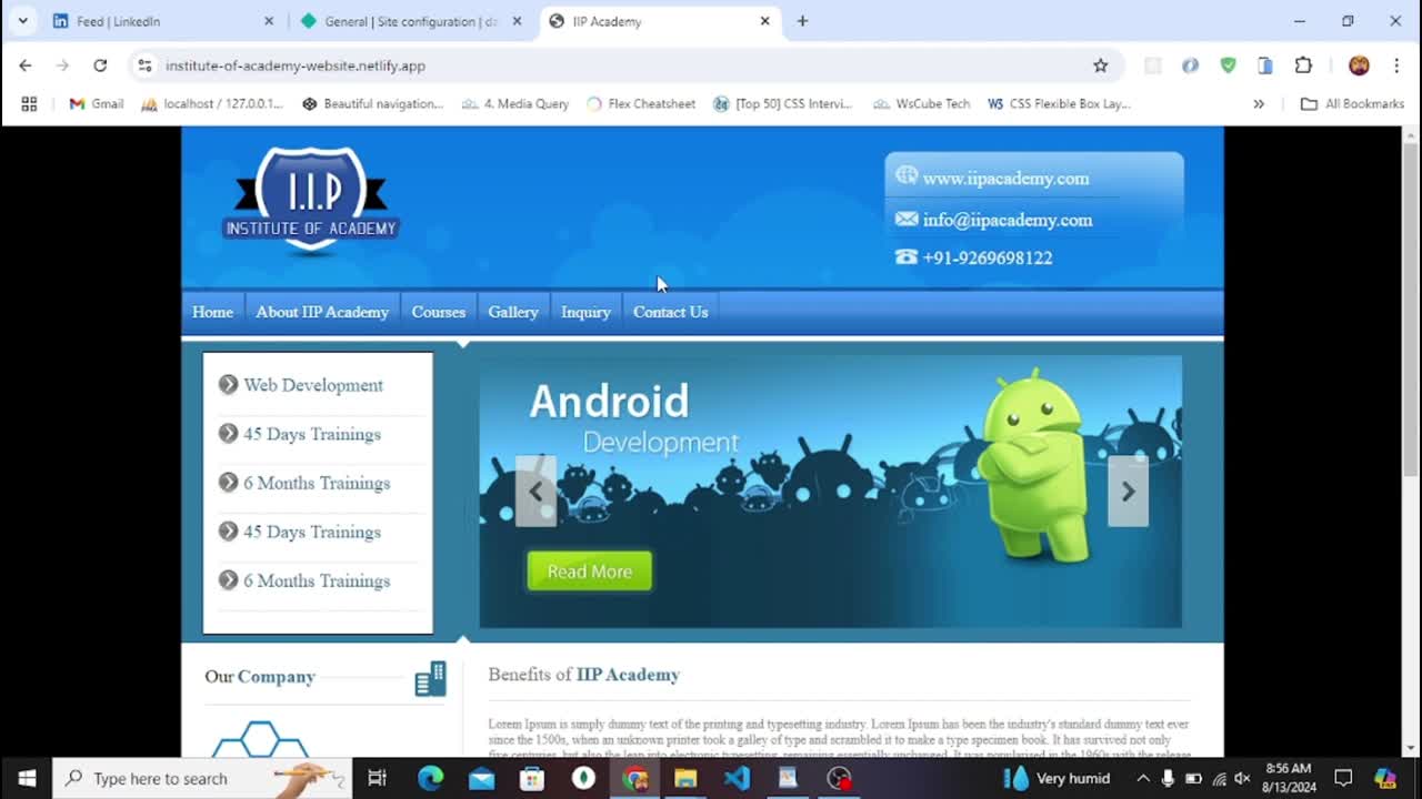Vishal kumawat on LinkedIn: Made a website using HTML and CSS only ... Vishal kumawat on LinkedIn: Made a website using HTML and CSS only ...