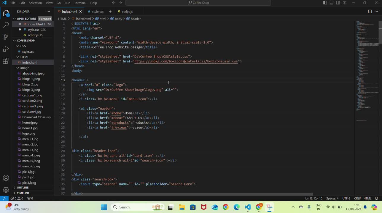Atshaya Sree on LinkedIn: #webdesign #html #css #js #coffeeshop # ... Atshaya Sree on LinkedIn: #webdesign #html #css #js #coffeeshop # ...