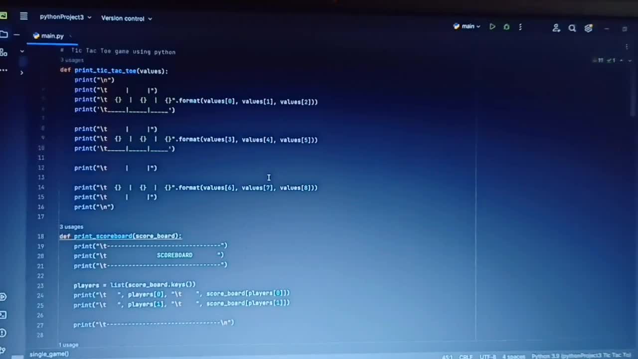 Dhanya Sri on LinkedIn: #tic #pythonproject #python #pythonprogramming ... Dhanya Sri on LinkedIn: #tic #pythonproject #python #pythonprogramming ...