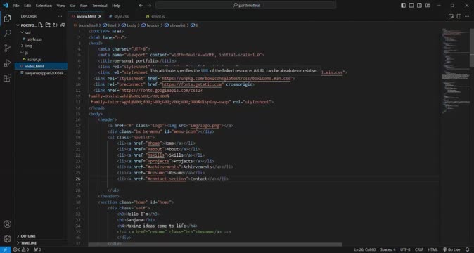 Sanjana Pippari on LinkedIn: #codsoft #internship #firsttask #portfolio ... Sanjana Pippari on LinkedIn: #codsoft #internship #firsttask #portfolio ...