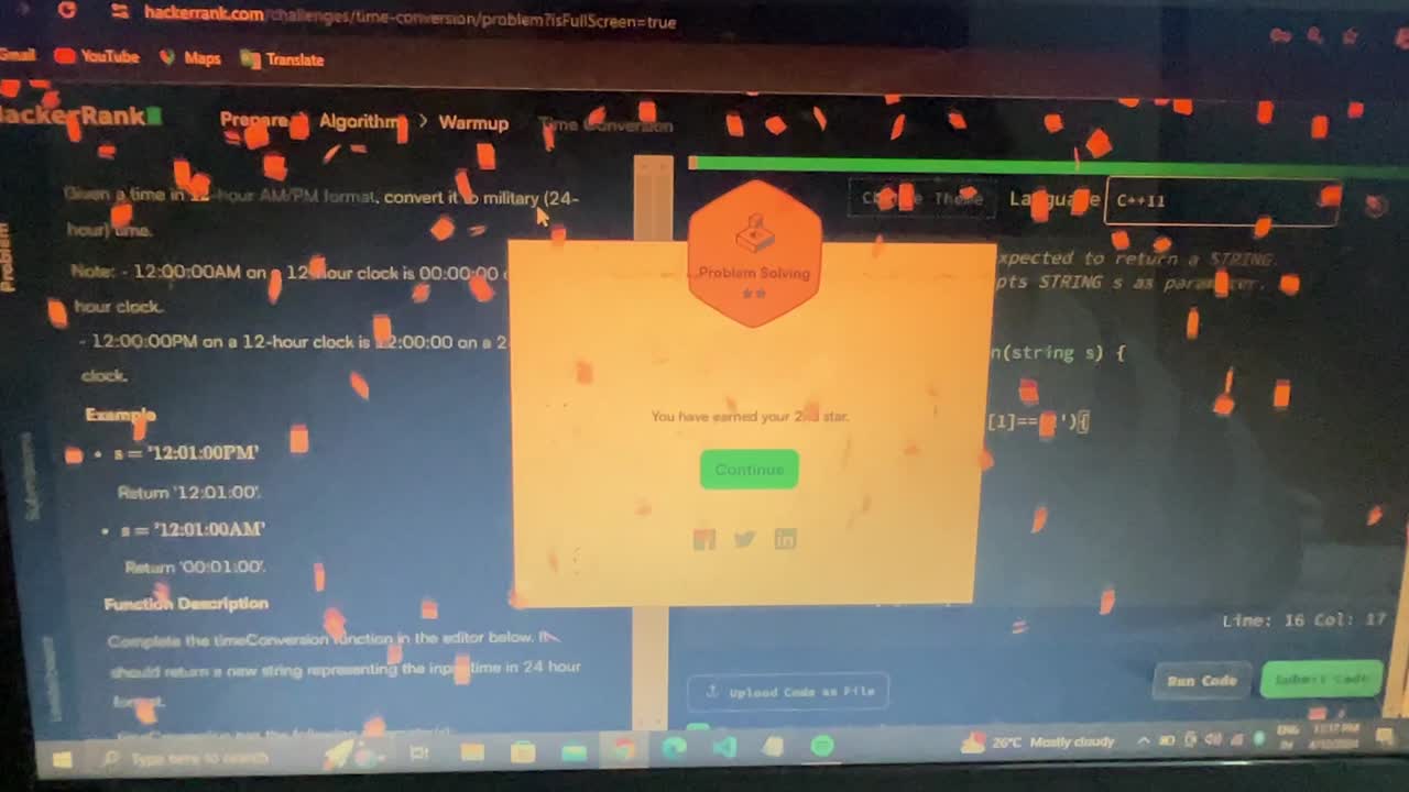 Sai Sidhartha Nomula on LinkedIn: #problemsolving #hackerrank #cpp #dsa Sai Sidhartha Nomula on LinkedIn: #problemsolving #hackerrank #cpp #dsa