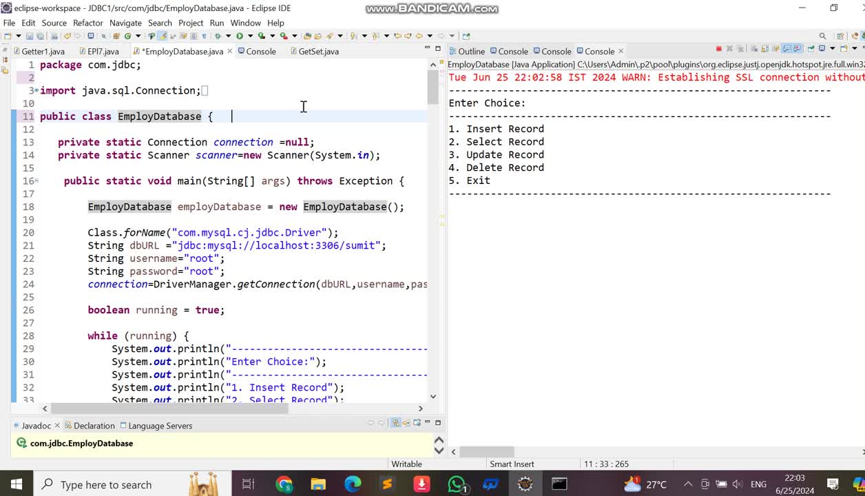 Worked on Employee Management System using Java and MySQL | Sumit ... Worked on Employee Management System using Java and MySQL | Sumit ...