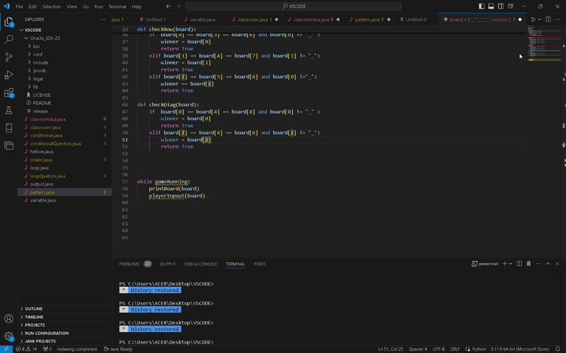 Coding a Tic Tac Toe game in Python | Mohammad Umar posted on the topic ... Coding a Tic Tac Toe game in Python | Mohammad Umar posted on the topic ...