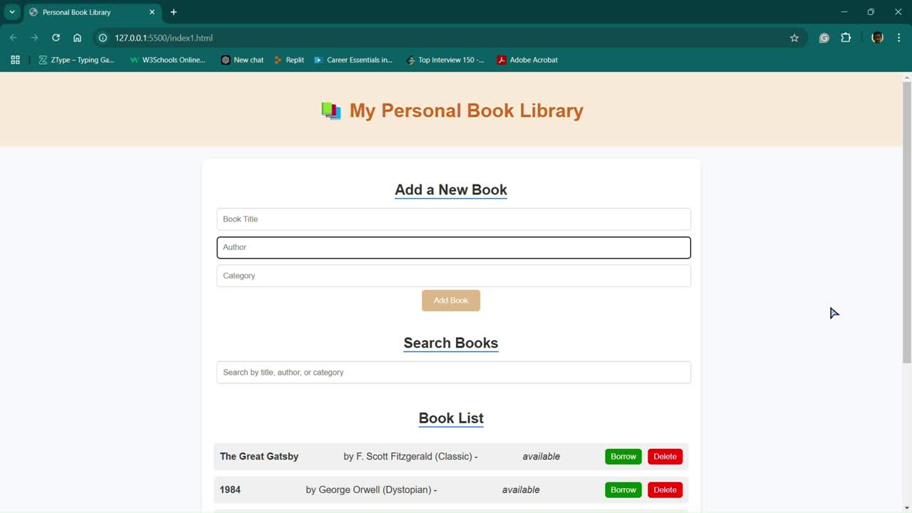 Rohan Ravindran on LinkedIn: #webdevelopment #booklibrary # ... Rohan Ravindran on LinkedIn: #webdevelopment #booklibrary # ...