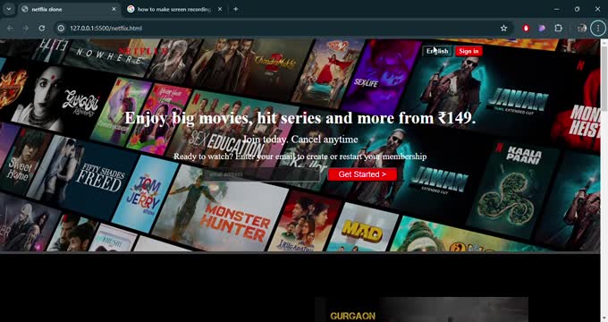 #webdev #html #css #netflixclone #tech | Sai Teja A #webdev #html #css #netflixclone #tech | Sai Teja A