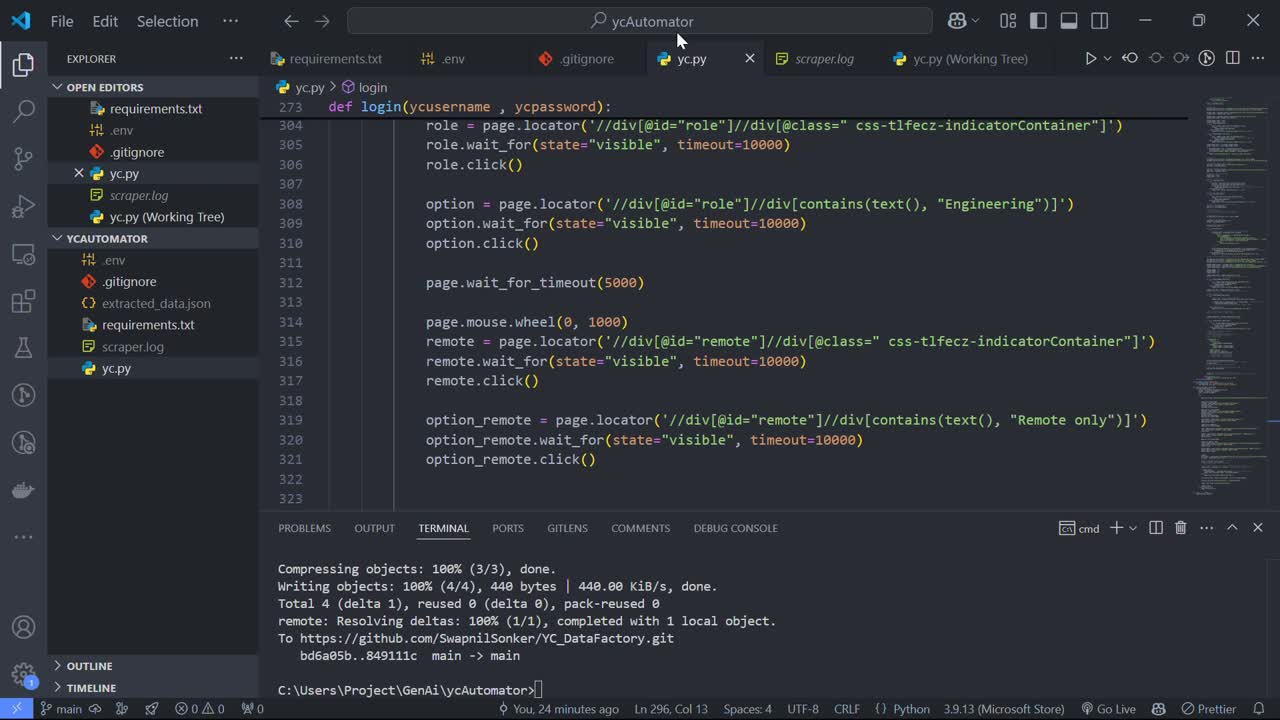 Swapnil Sonkar on LinkedIn: #data #extraction #playwright #python Swapnil Sonkar on LinkedIn: #data #extraction #playwright #python