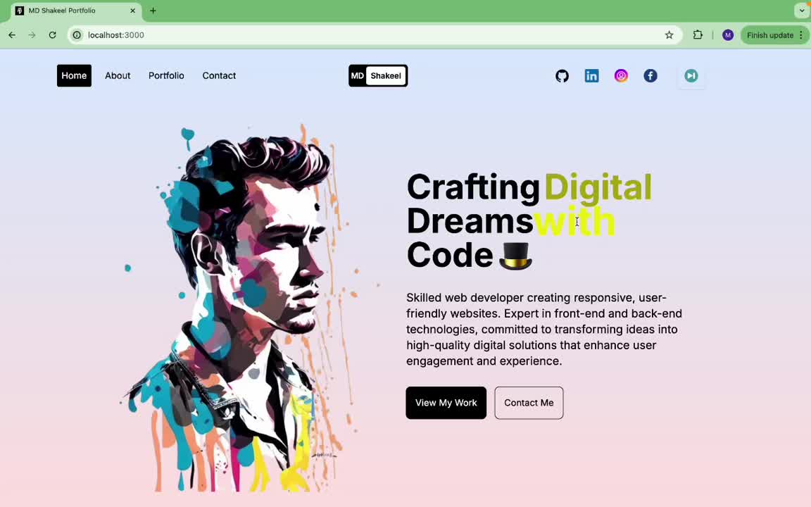 MD SHAKEEL on LinkedIn: #webdevelopment #portfolio #reactjs #github # ... MD SHAKEEL on LinkedIn: #webdevelopment #portfolio #reactjs #github # ...