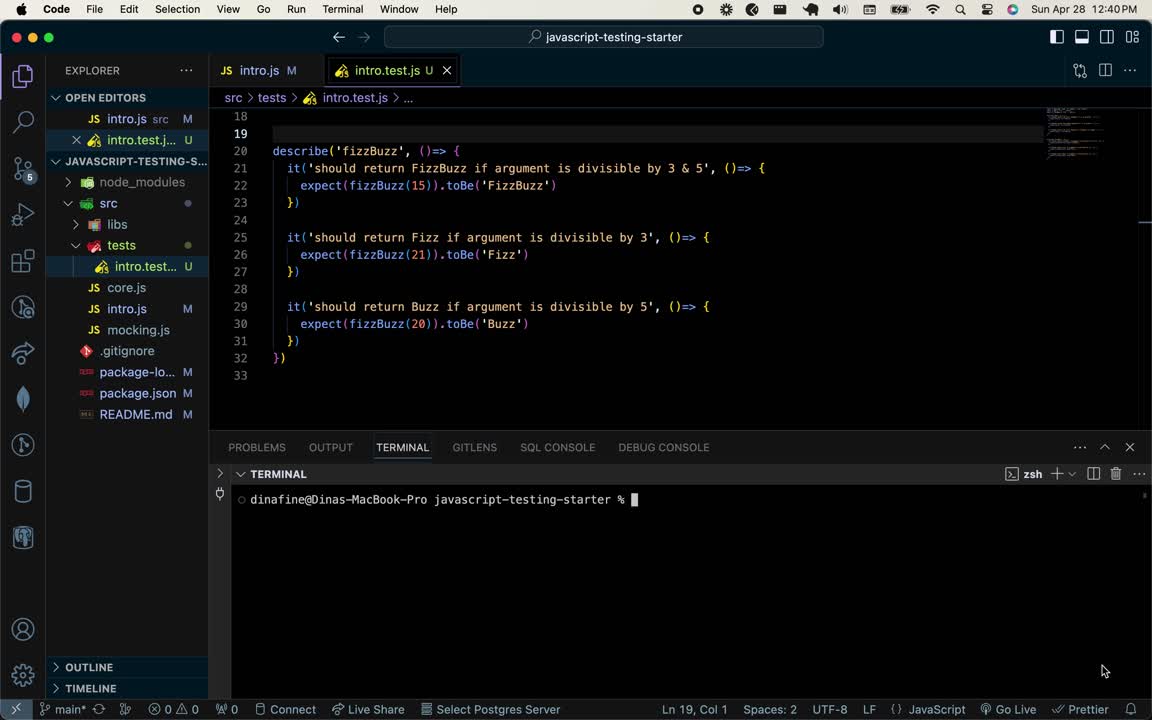 #unittesting #tdd #javascript #fizzbuzz #vitetest #bug #algebra | Dina ... #unittesting #tdd #javascript #fizzbuzz #vitetest #bug #algebra | Dina ...