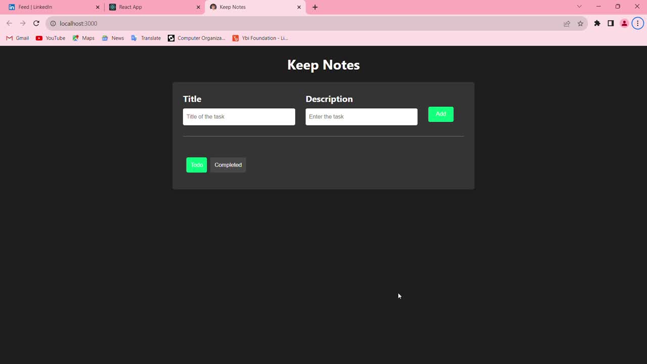 SAGAR CHAUHAN on LinkedIn: Task 3 Completed Todo App Oasis Infobyte ... SAGAR CHAUHAN on LinkedIn: Task 3 Completed Todo App Oasis Infobyte ...