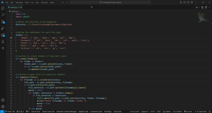 Abhishek Kumar vishwakarma on LinkedIn: #python #program #codealpha Abhishek Kumar vishwakarma on LinkedIn: #python #program #codealpha