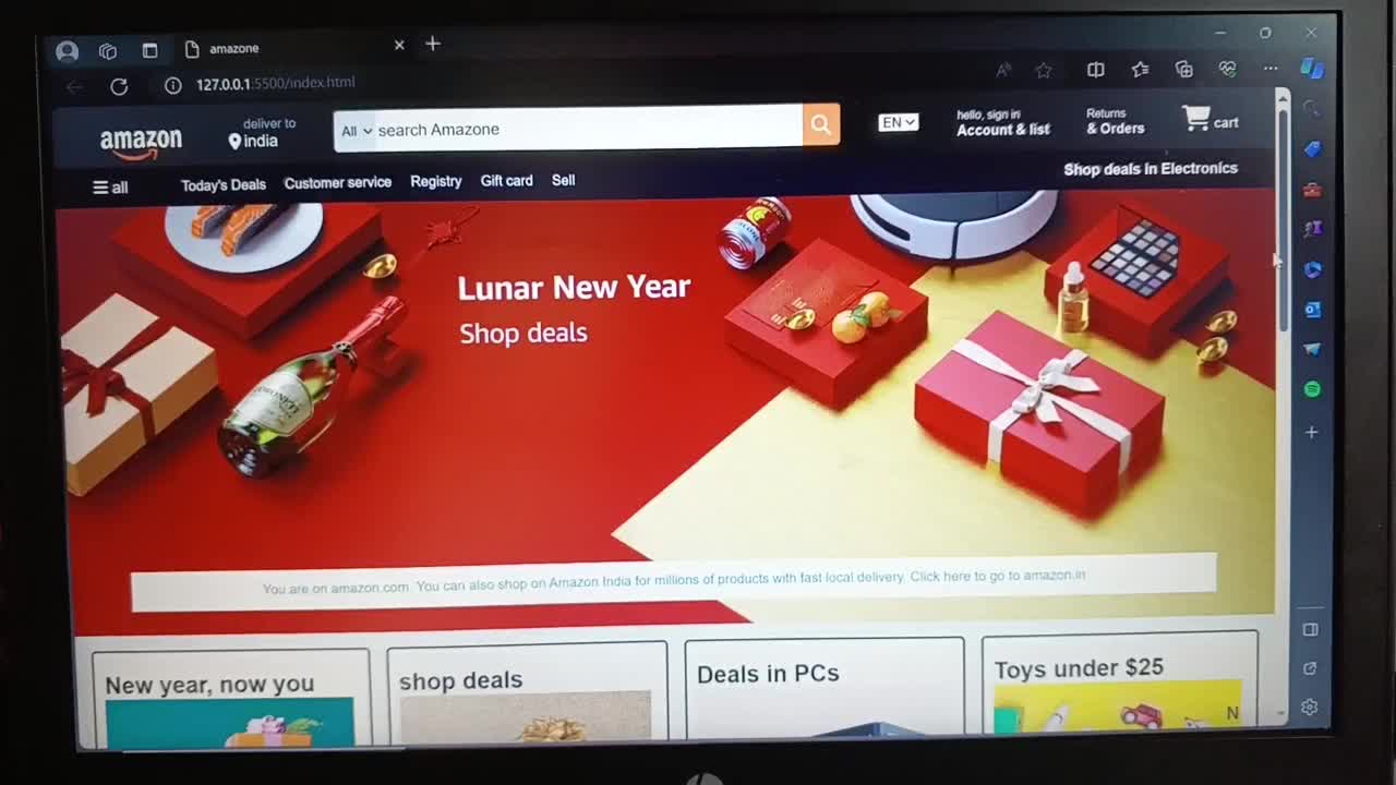 How I created an Amazon clone using HTML and CSS | Rounak Bhagat posted ... How I created an Amazon clone using HTML and CSS | Rounak Bhagat posted ...