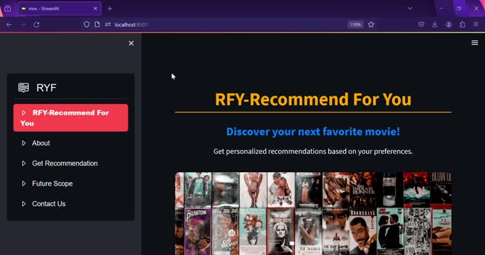 Completed a movie recommendation system using Python and Streamlit ... Completed a movie recommendation system using Python and Streamlit ...