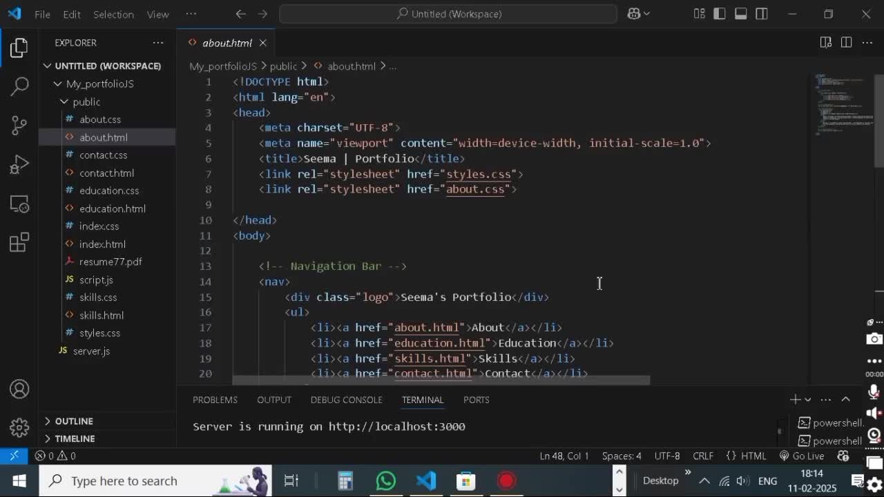 #capnittechnologies #webdevelopment #nodejs #htmlcss | Seema B #capnittechnologies #webdevelopment #nodejs #htmlcss | Seema B