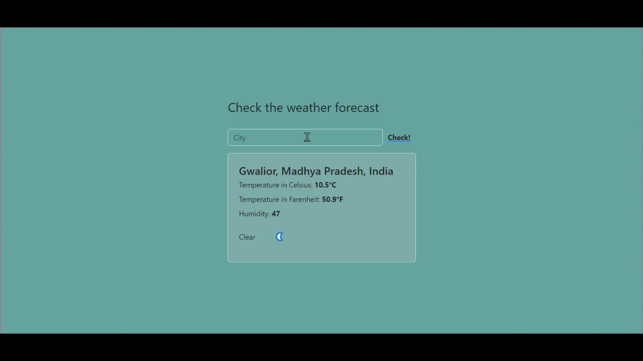 Ankit Singh on LinkedIn: #weatherforecast #webdevelopment #javascript # ... Ankit Singh on LinkedIn: #weatherforecast #webdevelopment #javascript # ...
