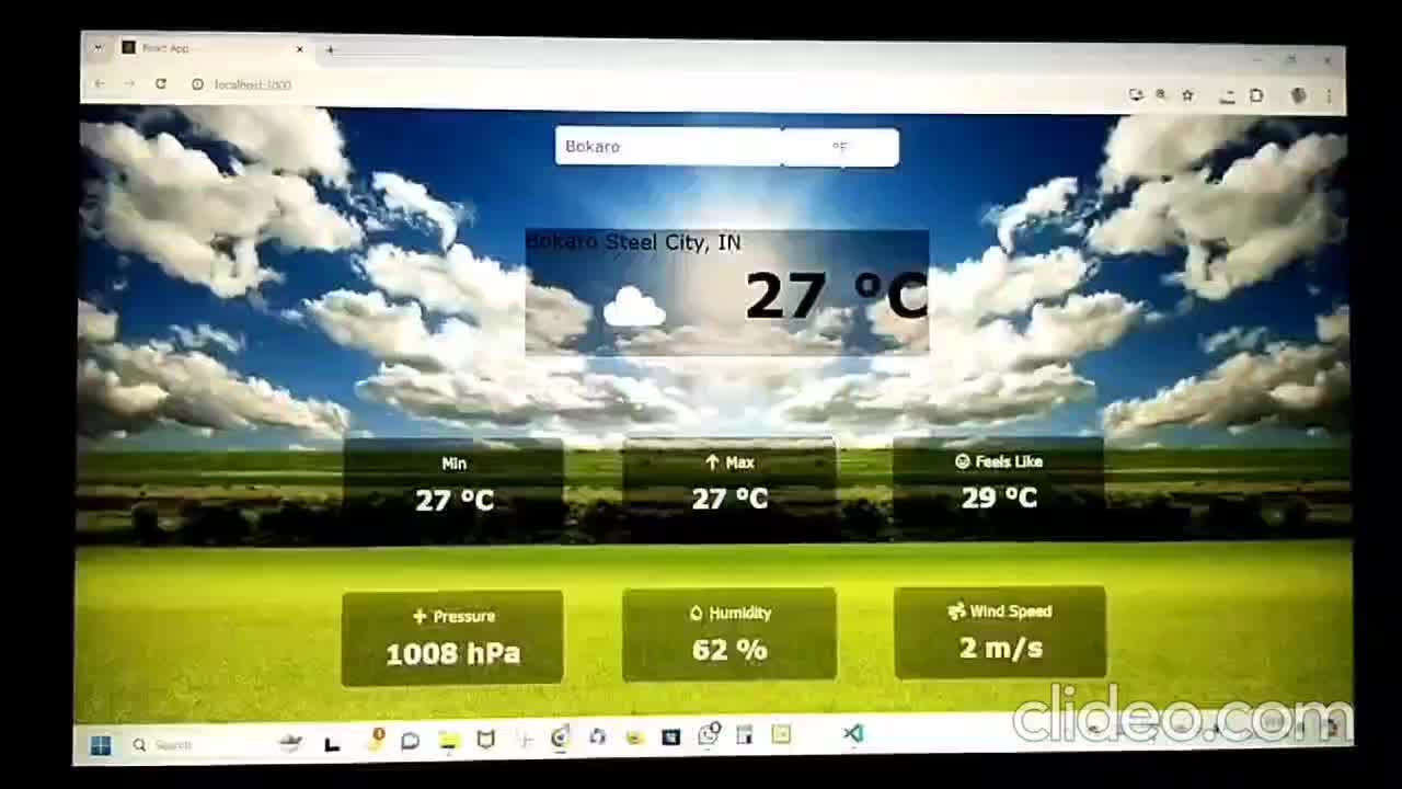 Created a weather app based on ReactJS and CSS | Vikash Kumar Nayak ... Created a weather app based on ReactJS and CSS | Vikash Kumar Nayak ...