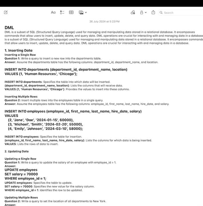 Learn Data Manipulation Language (DML) in SQL | Sanjana Thakur posted ... Learn Data Manipulation Language (DML) in SQL | Sanjana Thakur posted ...