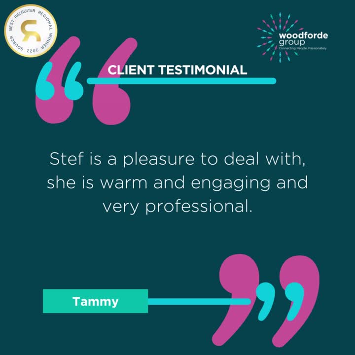Woodforde Group on LinkedIn: #testimonial #recruitment #woodfordegroup Woodforde Group on LinkedIn: #testimonial #recruitment #woodfordegroup