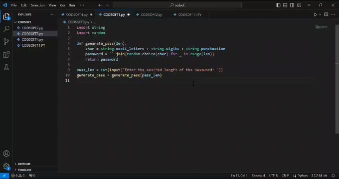 Hrushitha S on LinkedIn: #python #codsoft Hrushitha S on LinkedIn: #python #codsoft