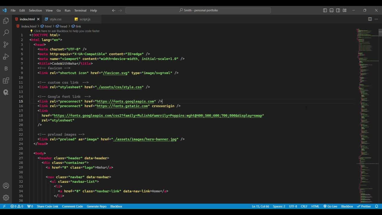 Neha Mohite on LinkedIn: #webdevelopment #internship #portfolio #html # ... Neha Mohite on LinkedIn: #webdevelopment #internship #portfolio #html # ...