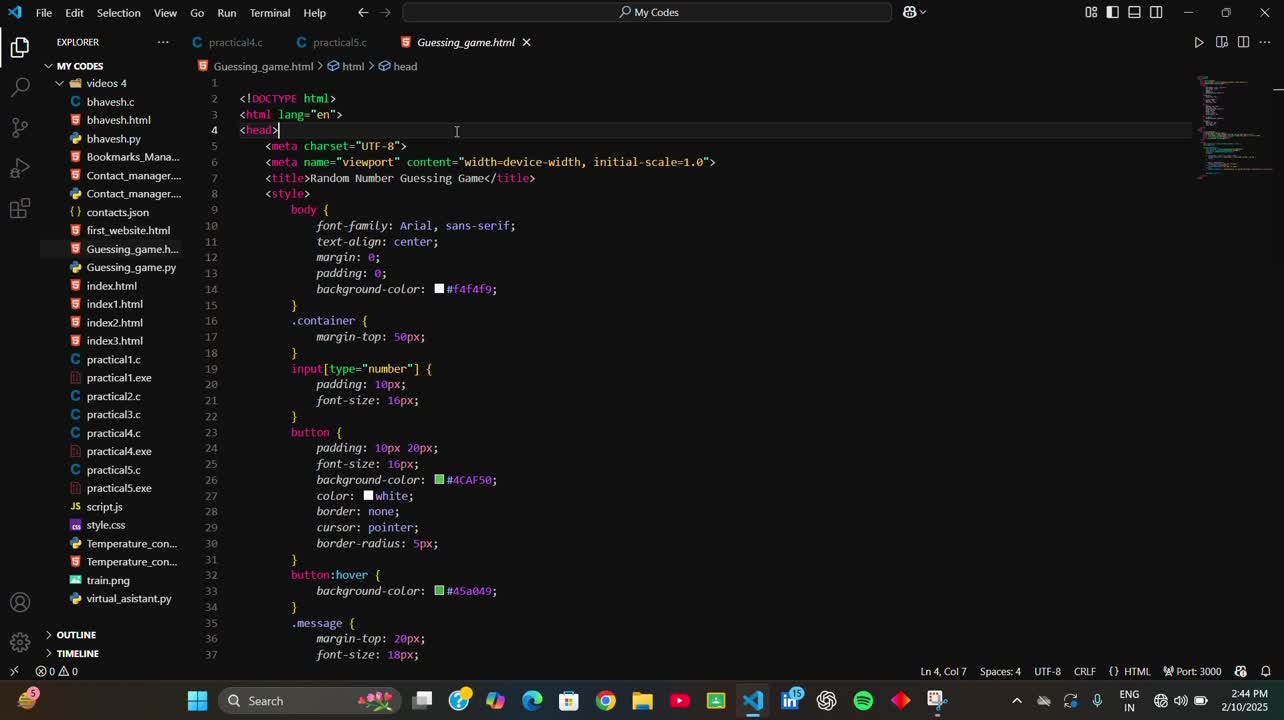#coding #gamedevelopment #python #project #guessinggame… | Bhavesh Wasnik #coding #gamedevelopment #python #project #guessinggame… | Bhavesh Wasnik