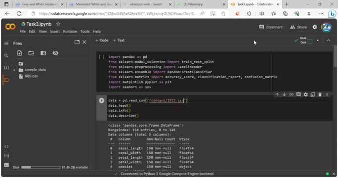 Aishwarya Jonnagiri on LinkedIn: #datascience #internship #codesoft Aishwarya Jonnagiri on LinkedIn: #datascience #internship #codesoft