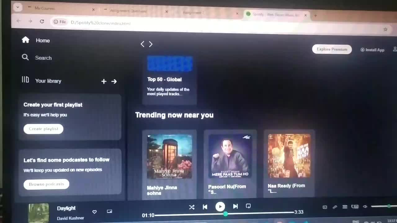 Launching Spotify Clone with HTML and CSS | Bhavna Yadav posted on the ... Launching Spotify Clone with HTML and CSS | Bhavna Yadav posted on the ...