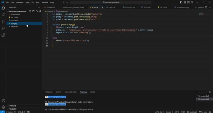 My mini project: QR Code Generator | Anusika Periyadurai posted on the ... My mini project: QR Code Generator | Anusika Periyadurai posted on the ...
