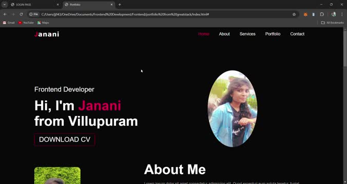 Janani R on LinkedIn: #portfolio #webdevelopment #html #css #projects # ... Janani R on LinkedIn: #portfolio #webdevelopment #html #css #projects # ...