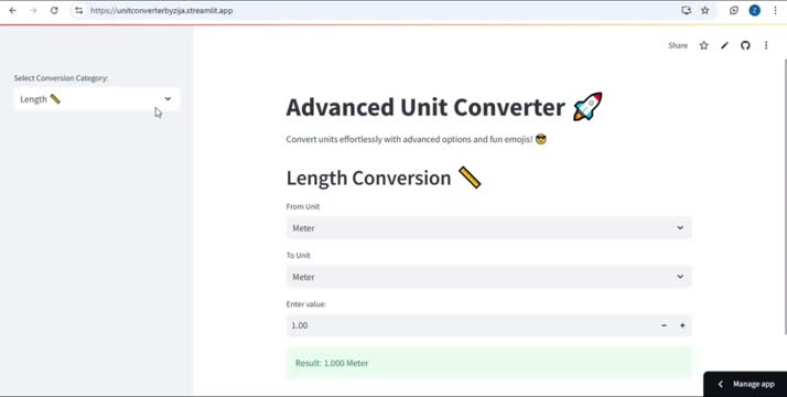 #python #streamlit #unitconverter #webapp #techinnovation #livedemo ... #python #streamlit #unitconverter #webapp #techinnovation #livedemo ...