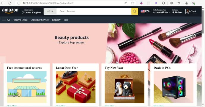 How to clone Amazon with GreatStack | Nani Rongali posted on the topic ... How to clone Amazon with GreatStack | Nani Rongali posted on the topic ...