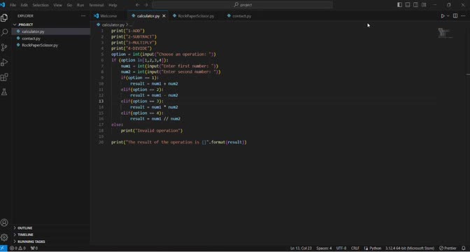 How I created a simple calculator in Python | Uma Maheswar Rao posted ... How I created a simple calculator in Python | Uma Maheswar Rao posted ...
