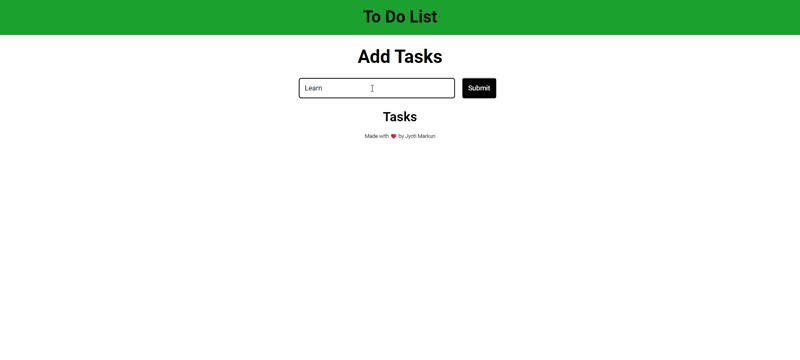 Jyoti Markun on LinkedIn: #javascript #todolist #webdevelopment # ... Jyoti Markun on LinkedIn: #javascript #todolist #webdevelopment # ...