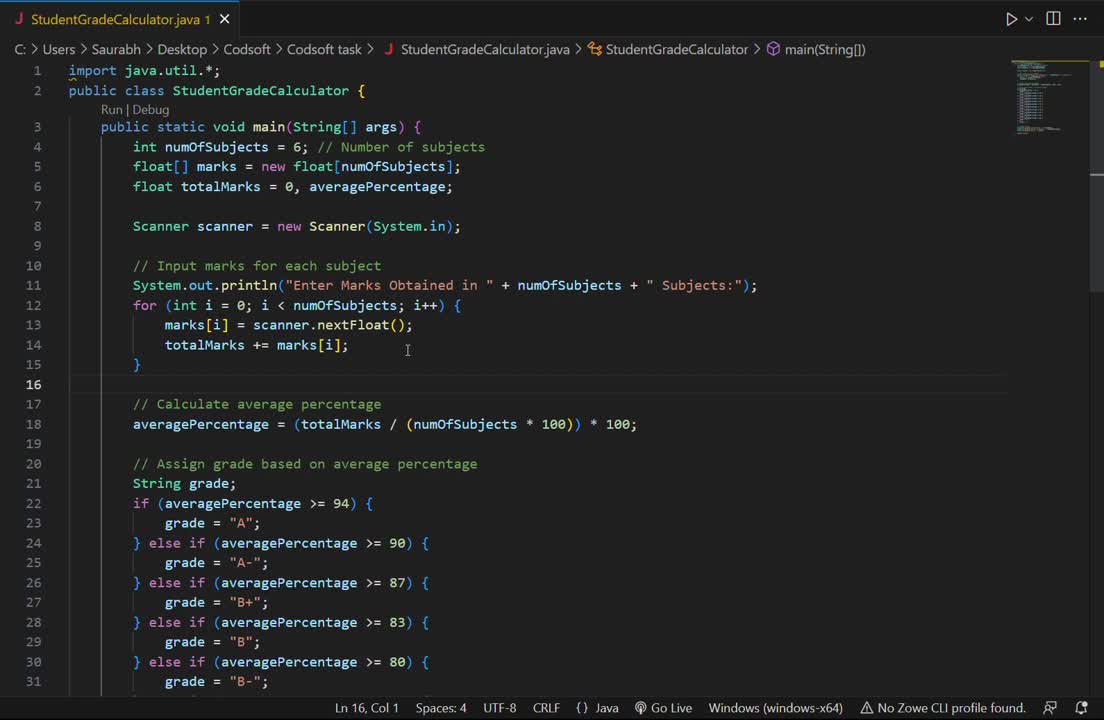 Abhay Makwana on LinkedIn: #java #codsoft #internship # ... Abhay Makwana on LinkedIn: #java #codsoft #internship # ...