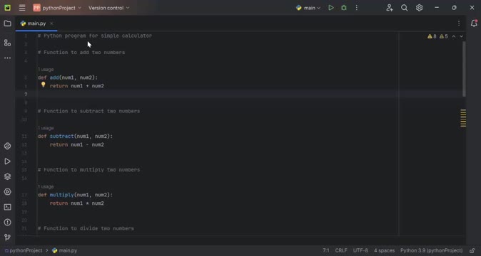PRATIKSHA MAHAJAN on LinkedIn: python program in simple calculator PRATIKSHA MAHAJAN on LinkedIn: python program in simple calculator