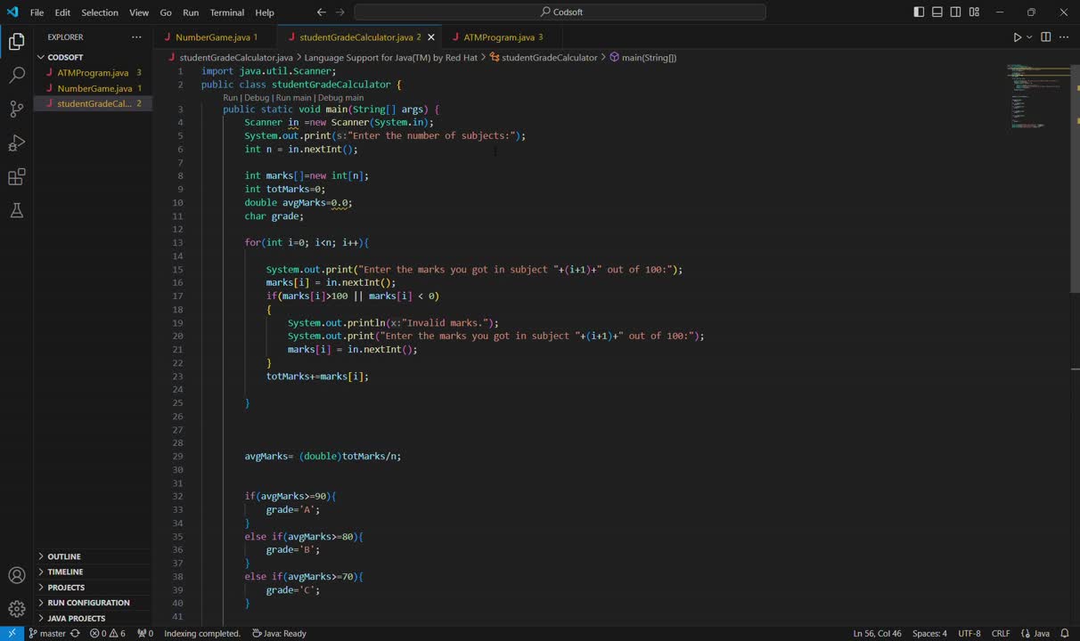 Ashwini Kumar on LinkedIn: #java #programming #coding #internship Ashwini Kumar on LinkedIn: #java #programming #coding #internship