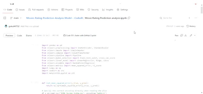 Gokul M on LinkedIn: #codsoft #codsoftinternship #datascience # ... Gokul M on LinkedIn: #codsoft #codsoftinternship #datascience # ...