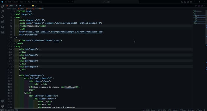 Revisiting Setflow website with HTML, CSS, and JavaScript | Yash Kumar ... Revisiting Setflow website with HTML, CSS, and JavaScript | Yash Kumar ...