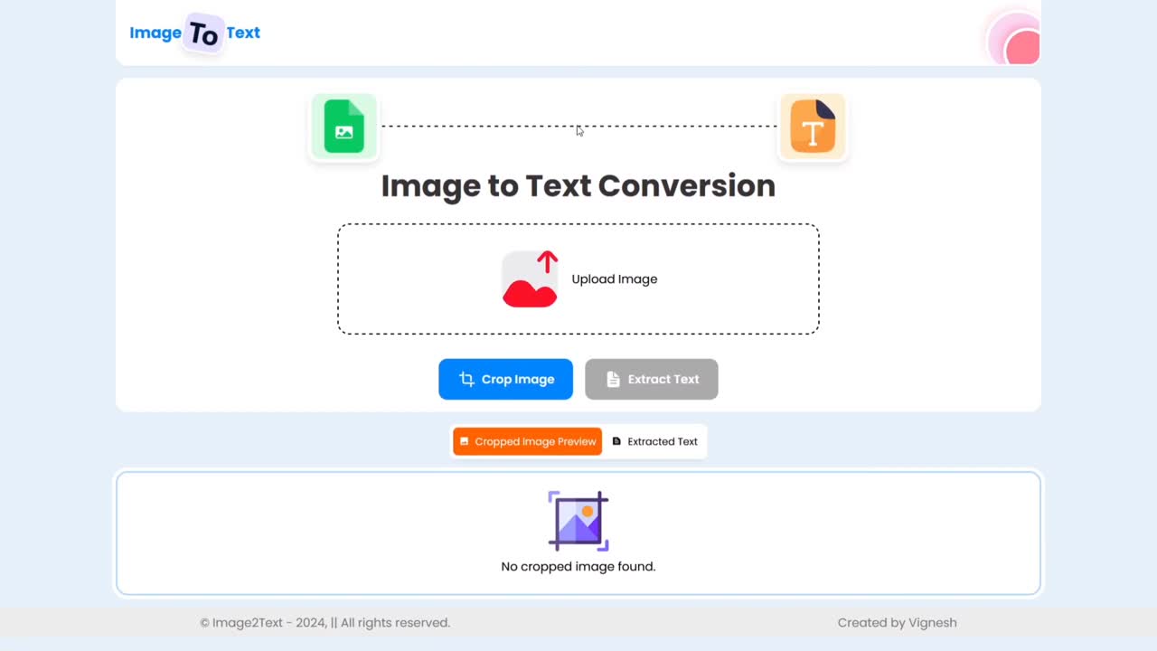 VIGNESH G on LinkedIn: #reactjs #webapp #imagetotext #ocr # ... VIGNESH G on LinkedIn: #reactjs #webapp #imagetotext #ocr # ...