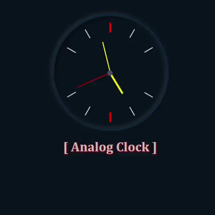 Created an analog clock with HTML, CSS, and JavaScript | Atul Kumar ... Created an analog clock with HTML, CSS, and JavaScript | Atul Kumar ...