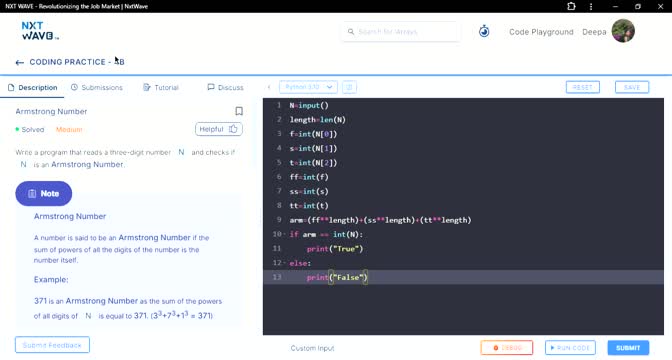 Deepa S on LinkedIn: #day27 #python #codingjourney #nxtwave # ... Deepa S on LinkedIn: #day27 #python #codingjourney #nxtwave # ...