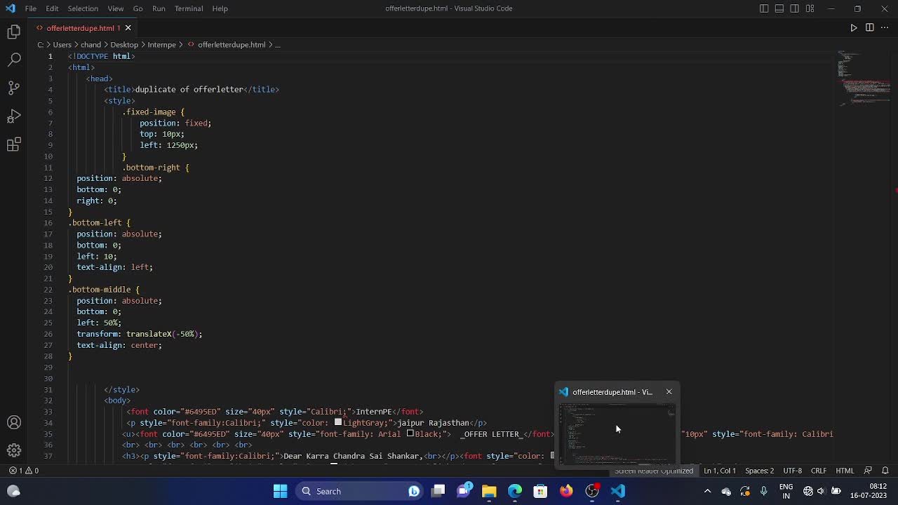 Karra Chandra Sai Shankar on LinkedIn: #connections #html #css # ... Karra Chandra Sai Shankar on LinkedIn: #connections #html #css # ...