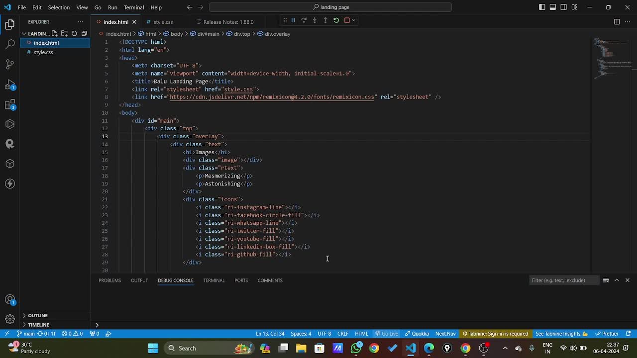 Balaji Bathula on LinkedIn: #webdevelopment #html #css #landingpage # ... Balaji Bathula on LinkedIn: #webdevelopment #html #css #landingpage # ...