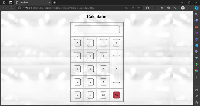 Nikhila Bhitlingu on LinkedIn: #codsoft #calculator Nikhila Bhitlingu on LinkedIn: #codsoft #calculator
