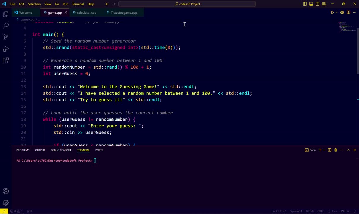 Chandresh Yadav on LinkedIn: #codsoft #internship #cplusplus #programming Chandresh Yadav on LinkedIn: #codsoft #internship #cplusplus #programming