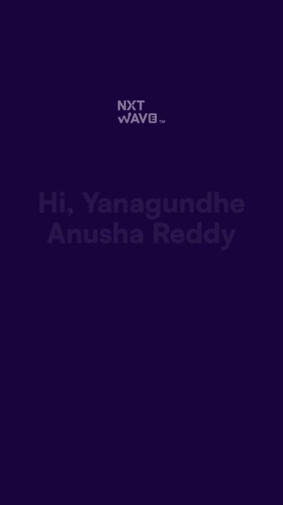 Anusha Reddy on LinkedIn: #nxtwave #nxtwave #ccbp #mernstackdeveloper Anusha Reddy on LinkedIn: #nxtwave #nxtwave #ccbp #mernstackdeveloper