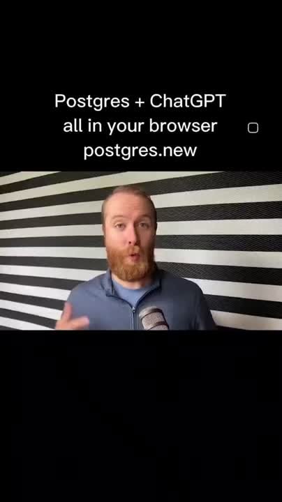 Er. Madhukar Anand (CSM®) on LinkedIn: Postgres + ChatGPT all in your ... Er. Madhukar Anand (CSM®) on LinkedIn: Postgres + ChatGPT all in your ...