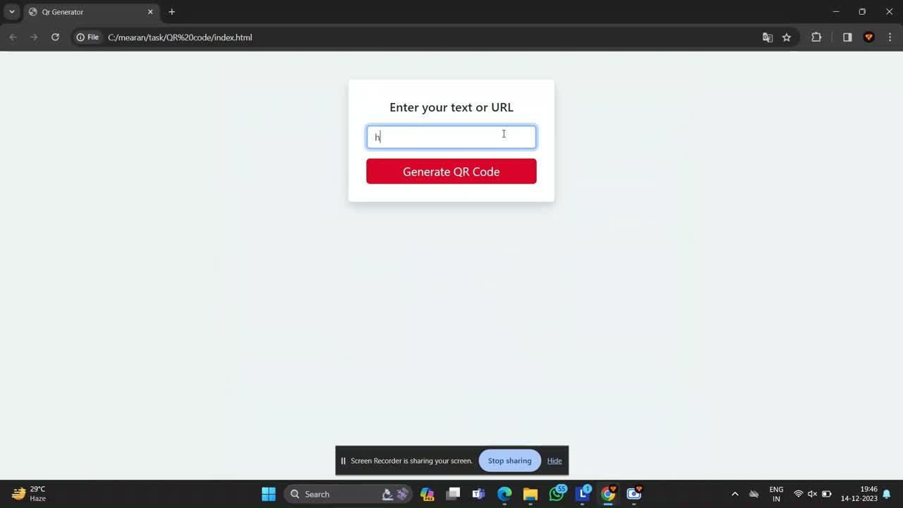 Roshan Roy on LinkedIn: #webdevelopment #qrcodegenerator #codingjourney Roshan Roy on LinkedIn: #webdevelopment #qrcodegenerator #codingjourney