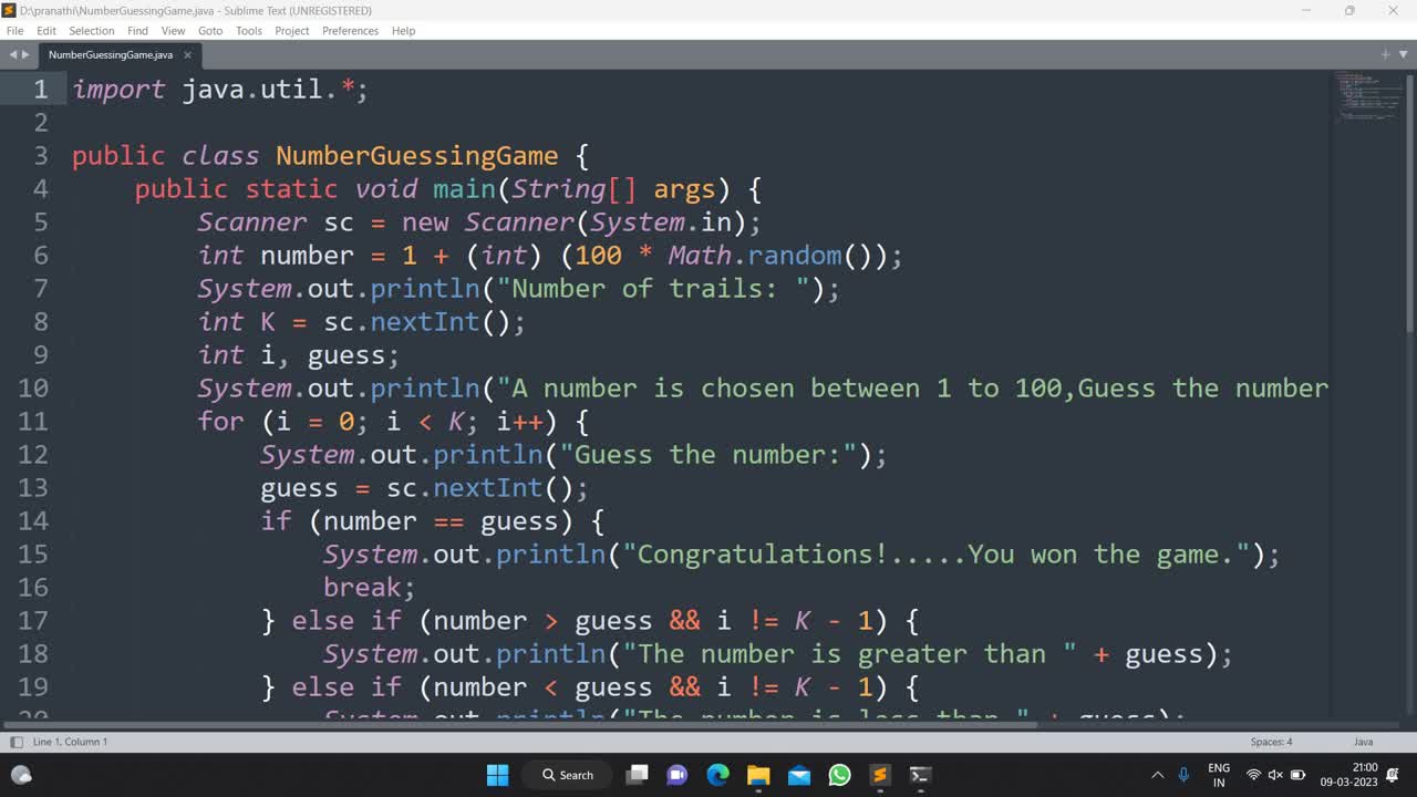 Desabattula Pranathi on LinkedIn: #oasisinfobyte #oasis #java Desabattula Pranathi on LinkedIn: #oasisinfobyte #oasis #java