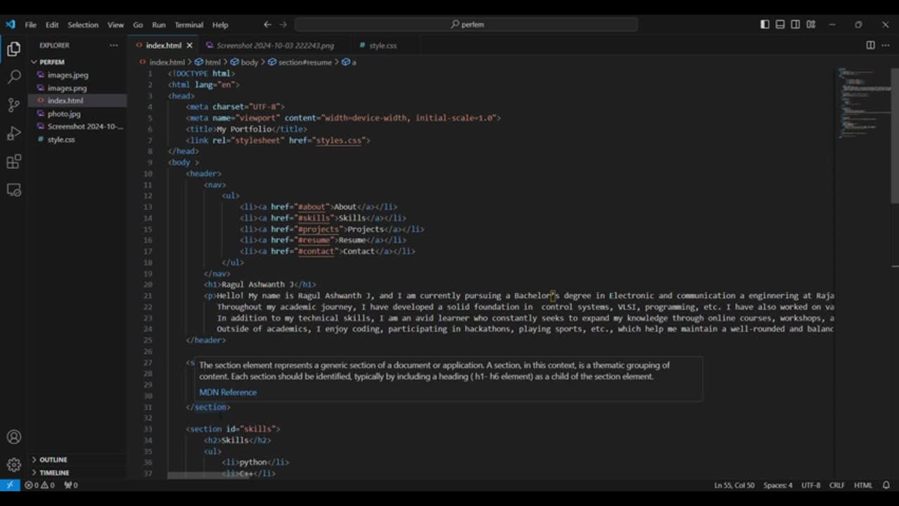 Ragul Ashwanth.J on LinkedIn: #webdevelopment #html #css #portfolio # ... Ragul Ashwanth.J on LinkedIn: #webdevelopment #html #css #portfolio # ...