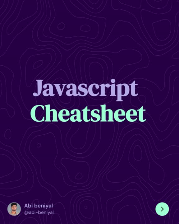 Abi beniyal R on LinkedIn: #javascript #cheatsheet #linkedin # ... Abi beniyal R on LinkedIn: #javascript #cheatsheet #linkedin # ...